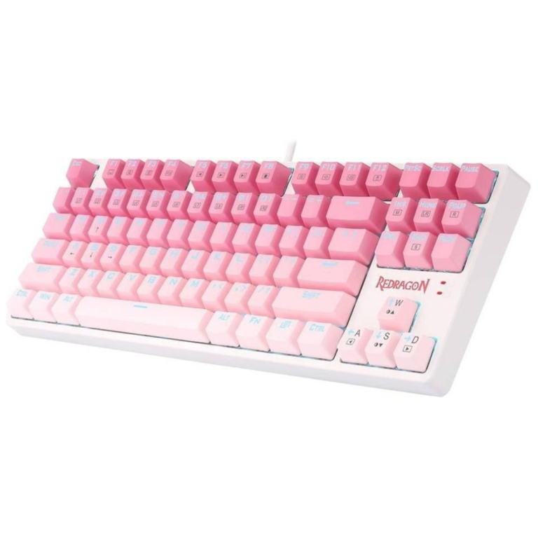 Redragon K645W Cass RGB Wired Mechanical Gaming Keyboard – Pink – Micro ...